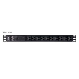 ATEN PE0210SG power distribution unit (PDU) 10 AC outlet(s) 1U Black